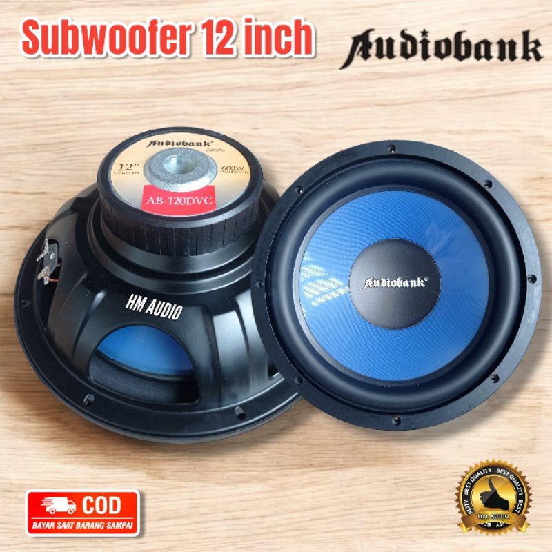 Jual Speaker 12 inch Audiobank Subwoofer 12 inch Audiobank | Shopee ...