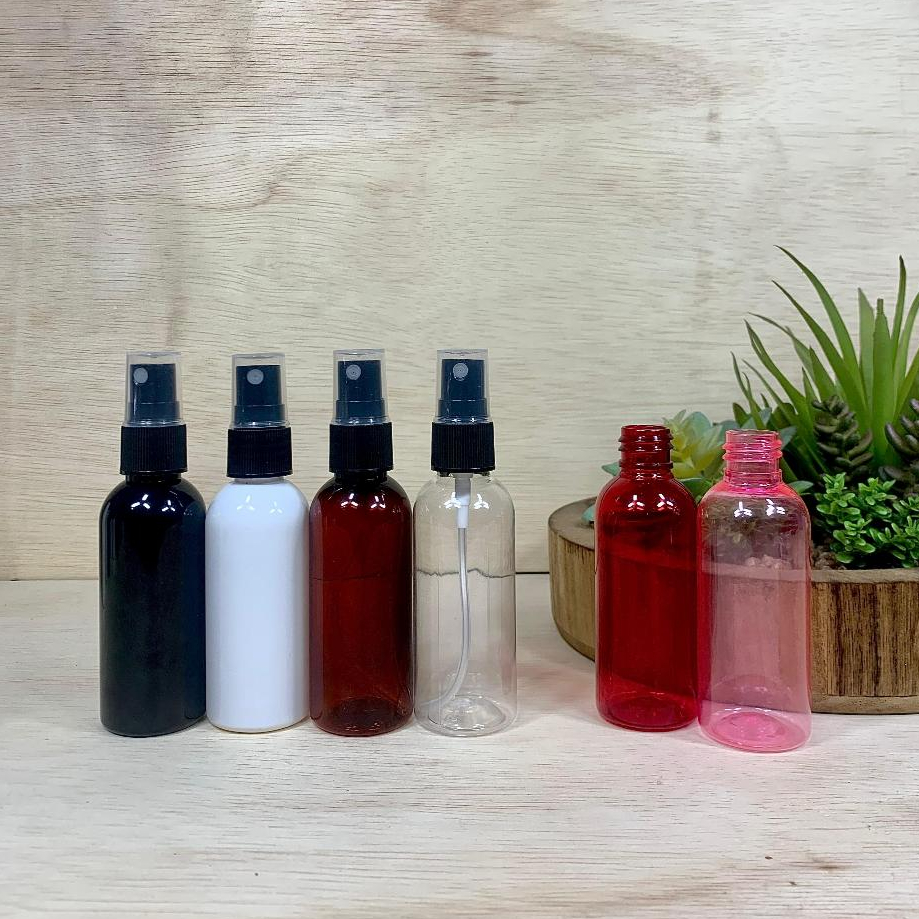 Jual Botol Spray 60ml / Botol Pet 60ml - Tutup Spray Hitam Neck 18 ...