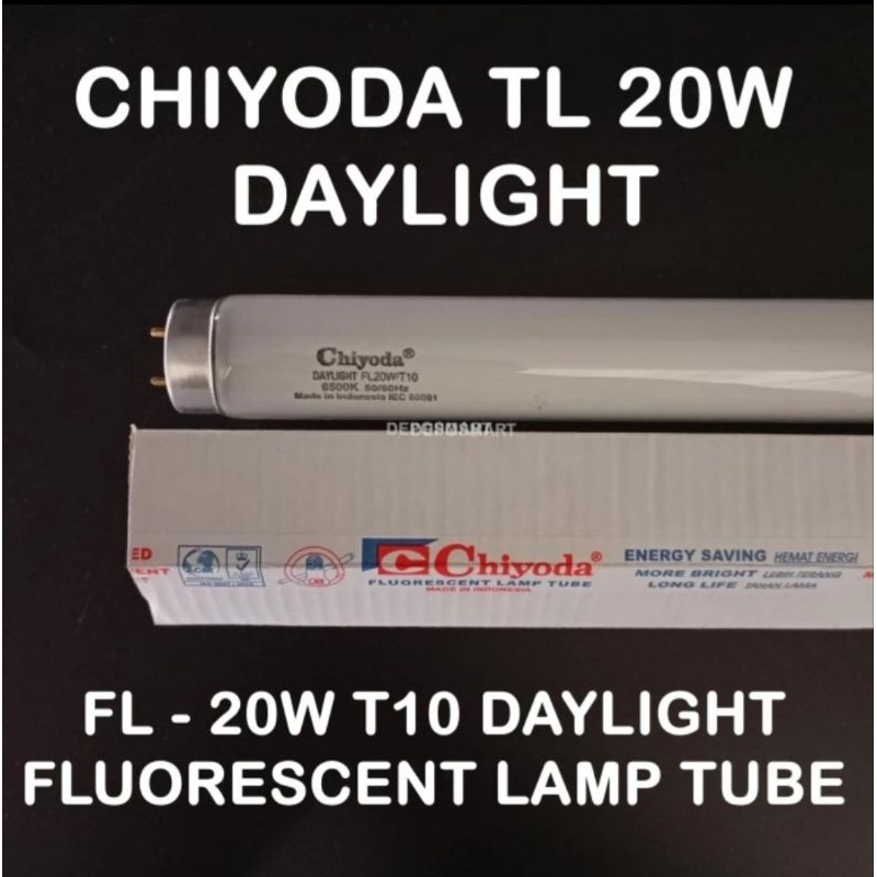 Jual Lampu TLD 20w/54 Chiyoda / TL Lampu Neon 20 Watt Chiyoda | Shopee Indonesia
