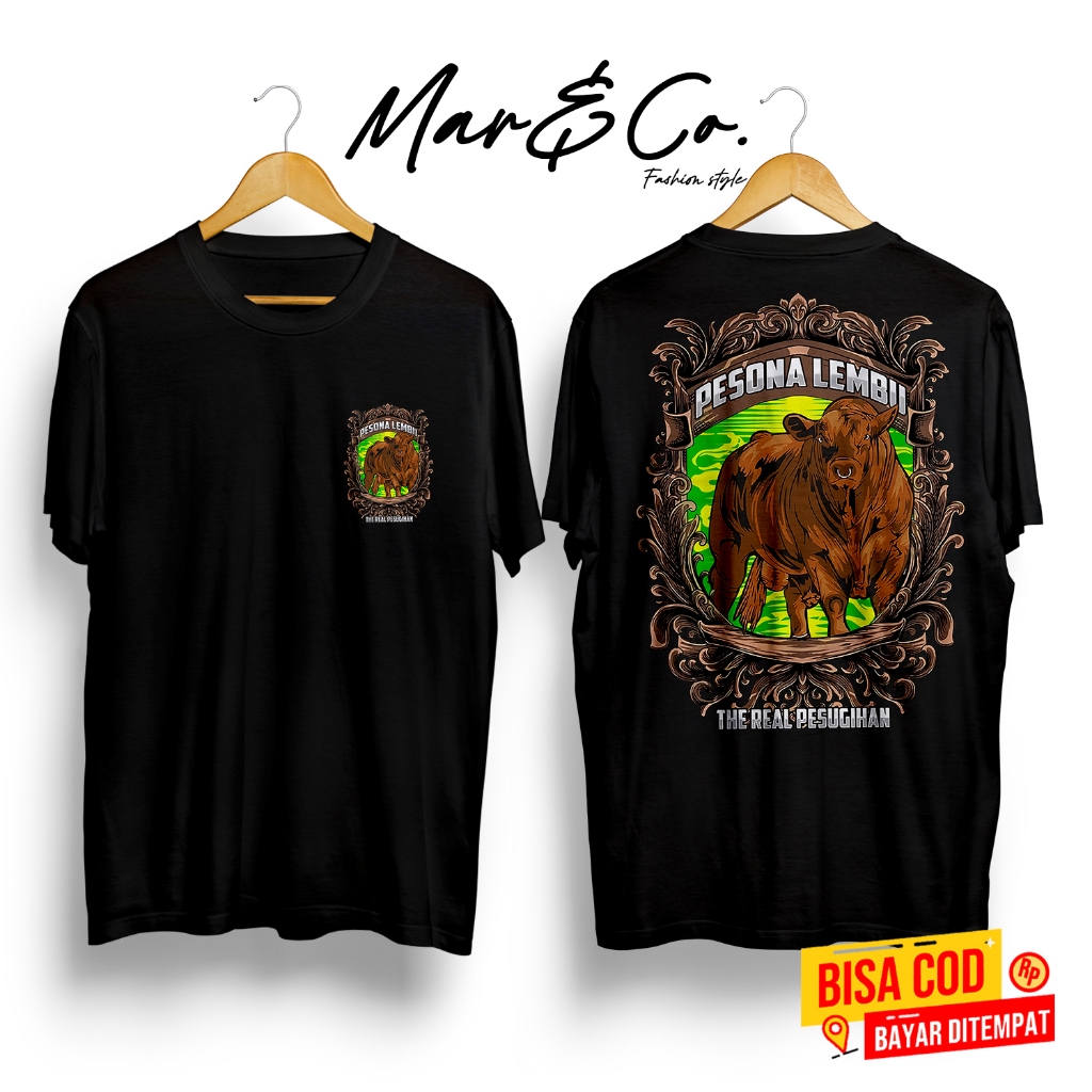 Jual Kaos Sapi Pesona Lembu Limousin Simmental The Real Pesuihan - Baju ...