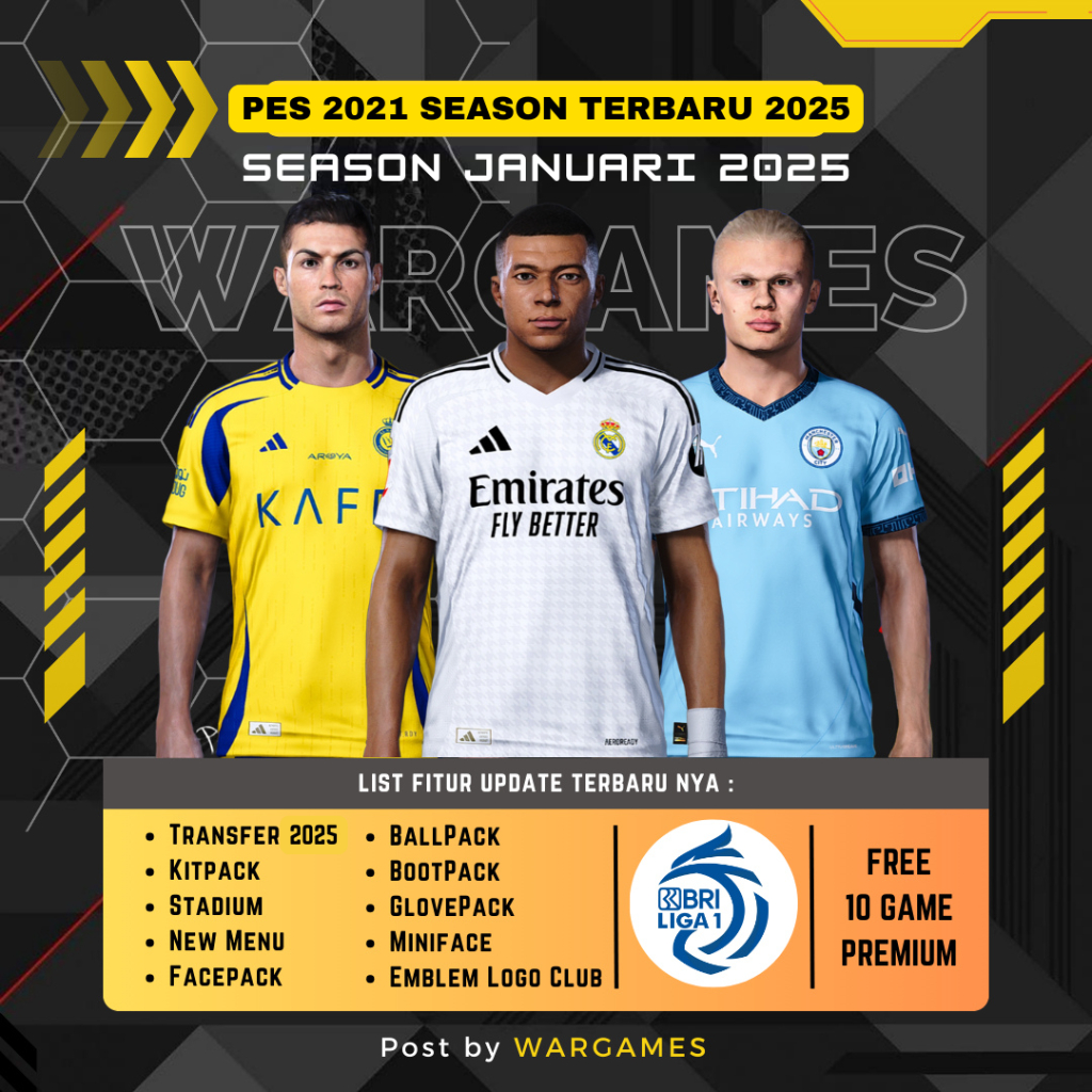 Jual PES 2021 PATCH SEASON 2024 2025 - GAME PC - GAME LAPTOP - PC GAMES ...