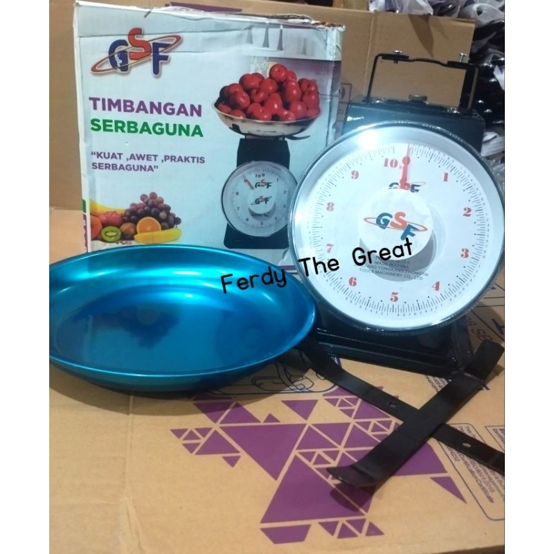 Jual Timbangan buah analog serbaguna multifungsi GSF 5 kg 10kg 15kg 20Kg timbangan analog ...
