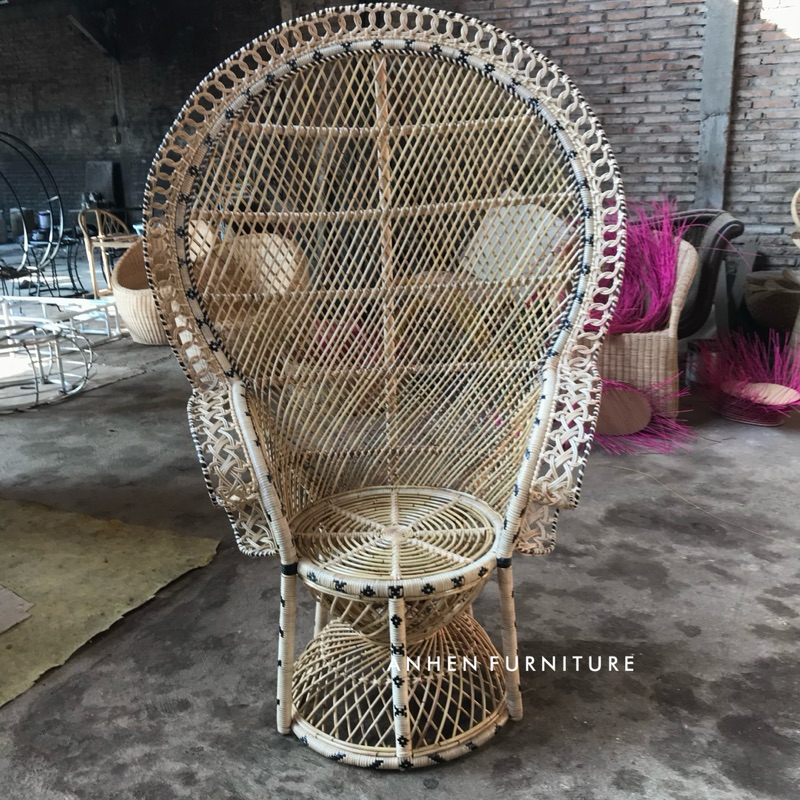 Jual Rattan Chair / Peacock Chair / Kursi Merak Rotan Alam / Kursi ...