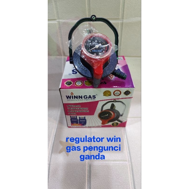 Jual REGULATOR WIN GAS W-900M KEPALA GAS LPG PENGUNCI GANDA LEBIH AMAN ...
