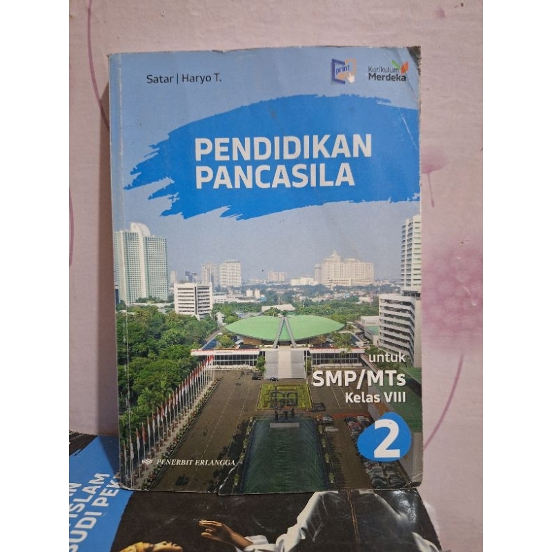 Jual buku ppkn/pendidikan pancasila kelas 8 VIII 2 smp mts erlangga kurikulum merdeka | Shopee ...
