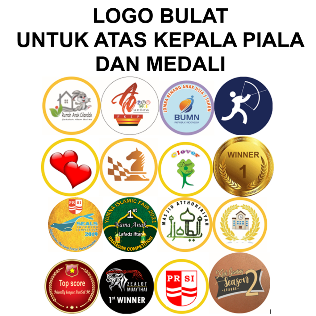 Jual LOGO STIKER PIALA DAN MEDALI | Shopee Indonesia