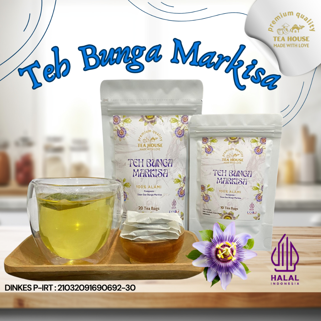 Jual Teh Bunga Markisa | Teh Celup Bunga & Daun Markisa Isi 10 & 20 ...