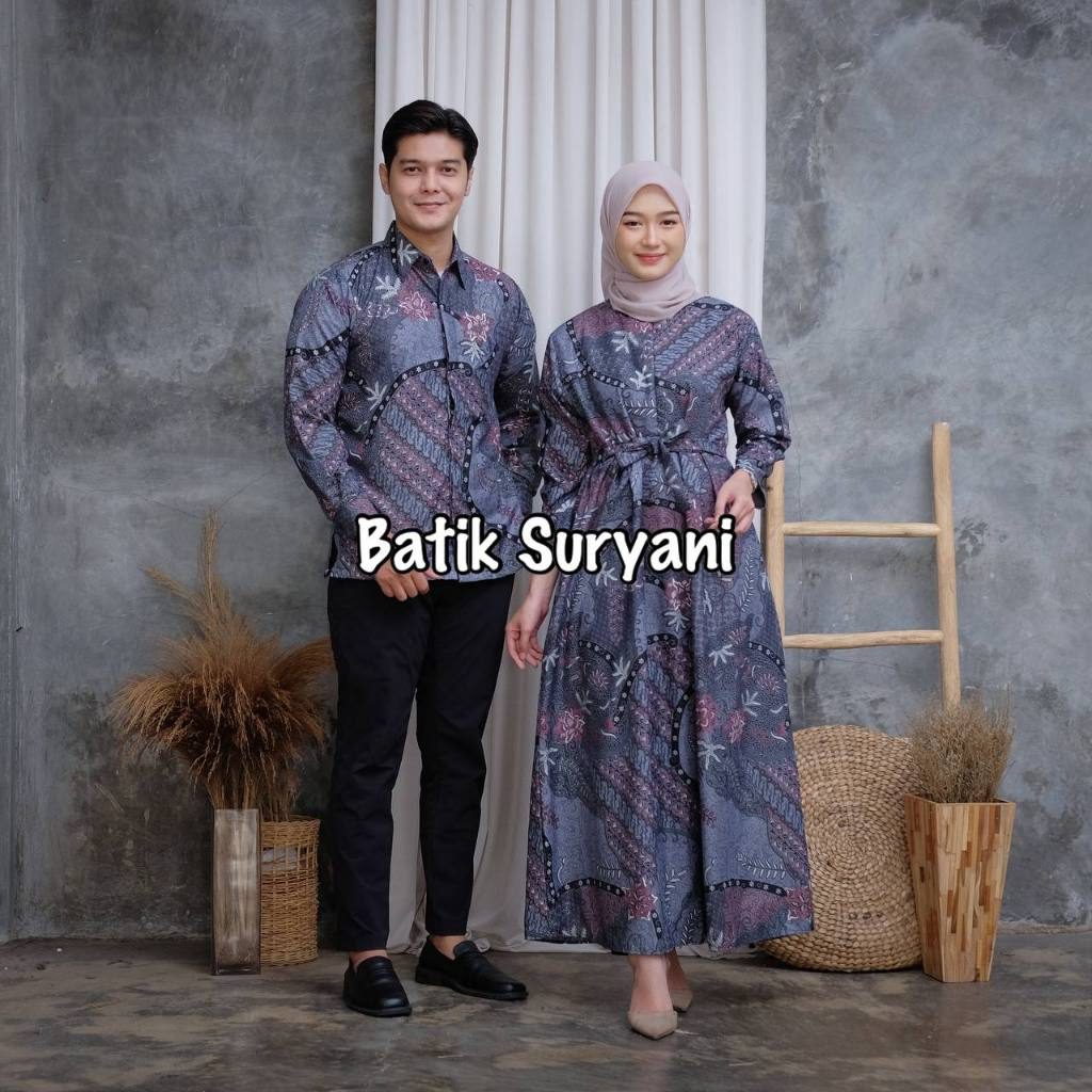 Jual Bajucouple batik harga sepasang sarimbit batik keluarga | Shopee ...
