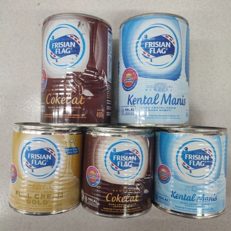 Jual Frisian flag kental manis kaleng 370G/490G | Shopee Indonesia