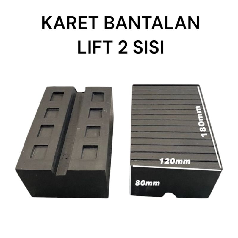 Jual KARET BANTALAN LIFT 180mm x 120mm x 80mm | Shopee Indonesia