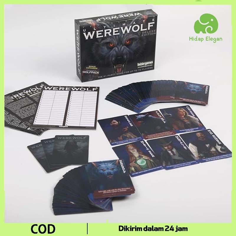 Jual Ultimate Werewolf Deluxe Edition Original Kartu Mainan Family One ...