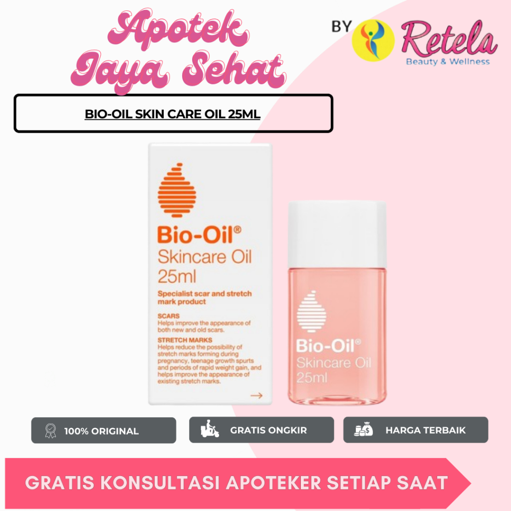 Jual BIO-OIL SKIN CARE OIL 25ML | Shopee Indonesia