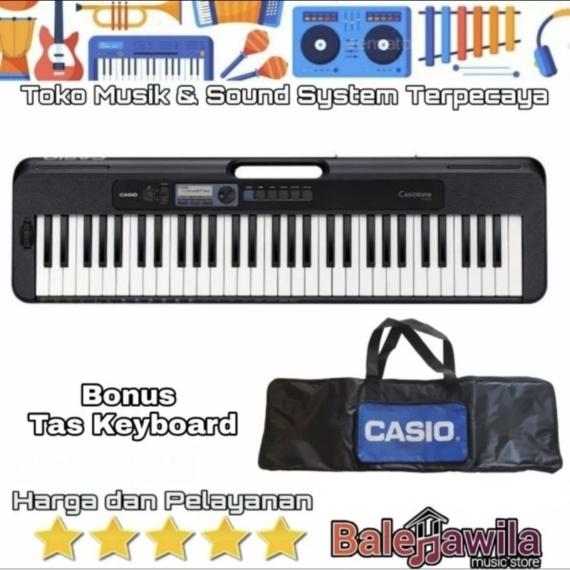 Jual Portable Keyboard Casio Ct-s300 CTS 300 CTS300 Casiotone CTS 300 ...
