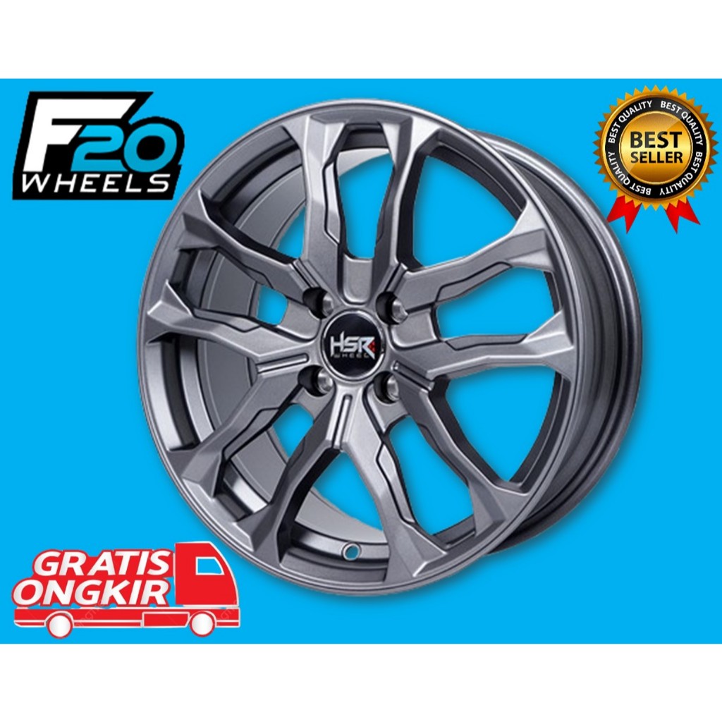 Jual velg racing mobil MARCH model WANGON HSR R16X7 H4X100 ET42 SMG ...