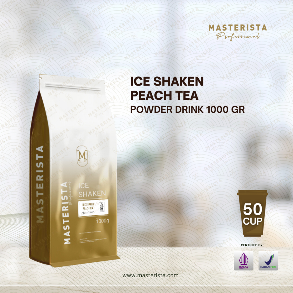 Jual Bubuk Minuman Masterista Rasa Peach Tea 1kg | Shopee Indonesia