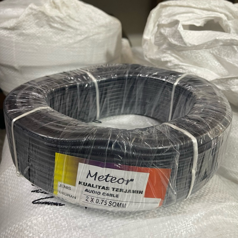 Jual kabel serabut 2x0.75 45m full kabel hyo kabel listrik audio dll | Shopee Indonesia