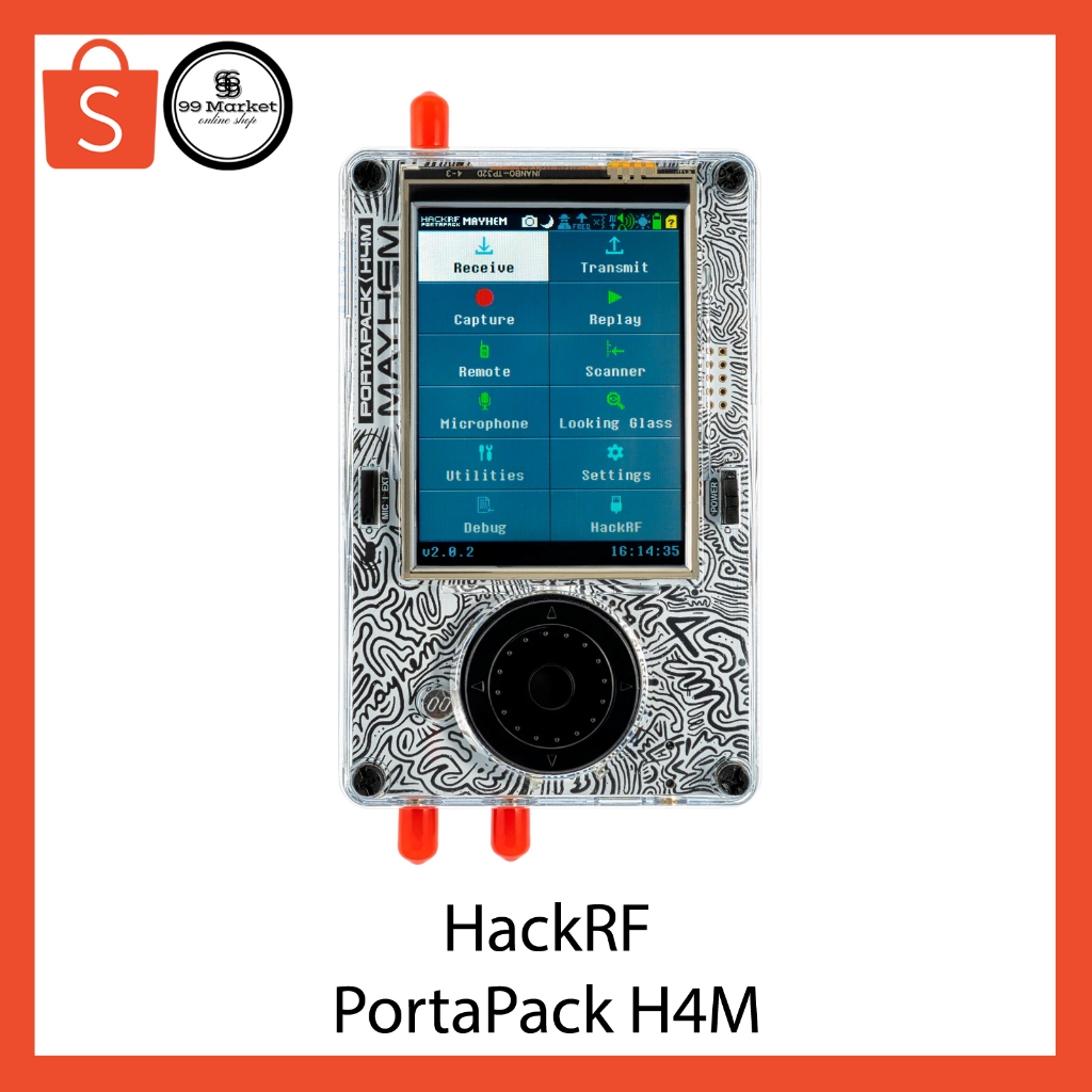 Jual PortaPack H4M HackRF One 1MHz 6GHz SDR Development Board Hack RF Porta Pack | Shopee Indonesia