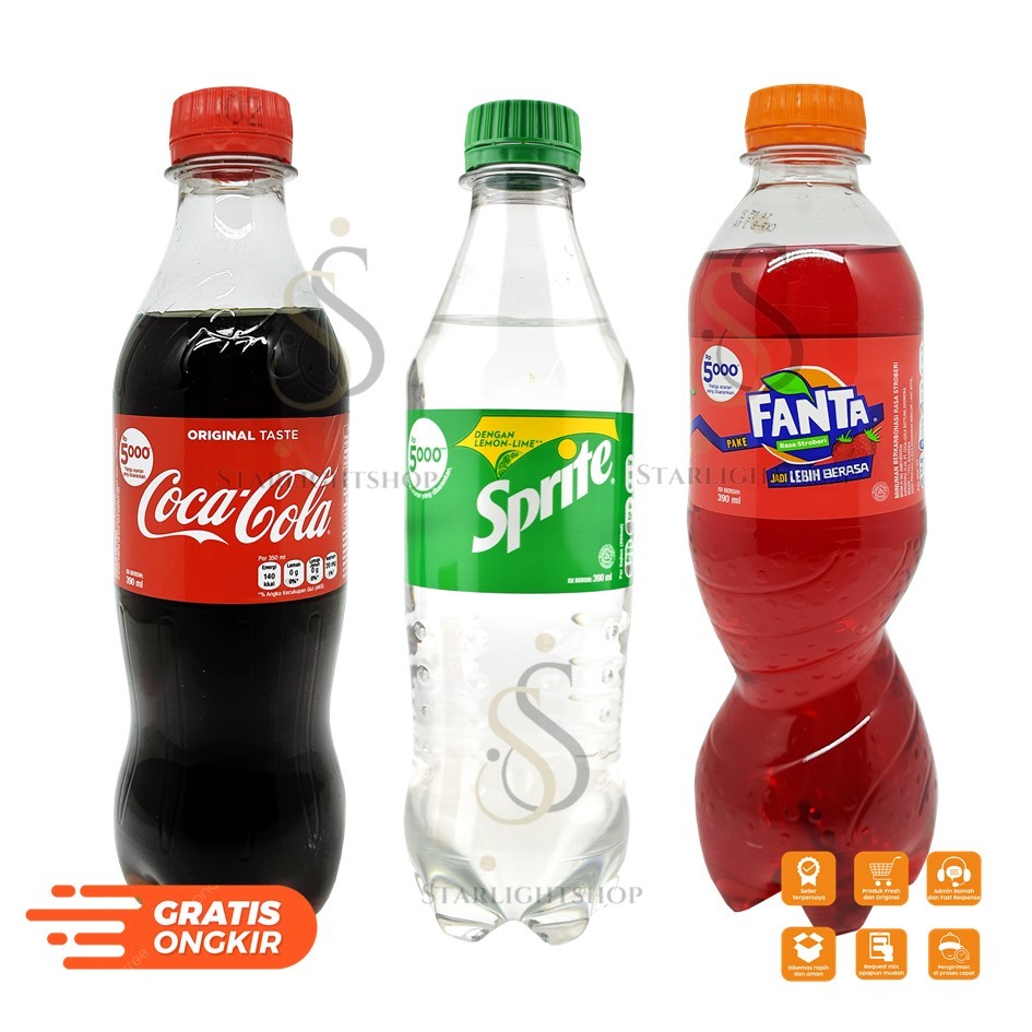 Jual Coca Cola, Fanta dan Sprite Botol ukuran 390 mL / FANTA / COCA ... Jual Coca Cola, Fanta dan Sprite Botol ukuran 390 mL / FANTA / COCA ...