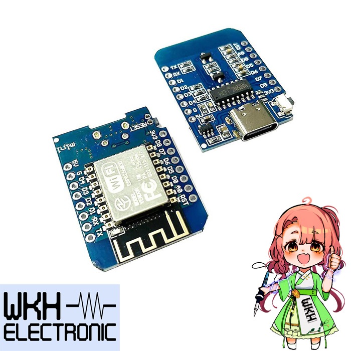 Jual Wemos D1 Mini Type C Nodemcu 4mb Lua Wifi Iot Internet Esp8266 Esp