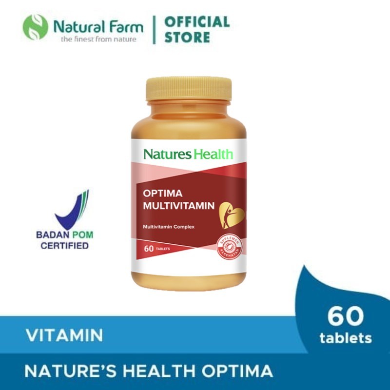 Jual Natures Health Optima Multivitamins - 60 Tablets | Shopee Indonesia