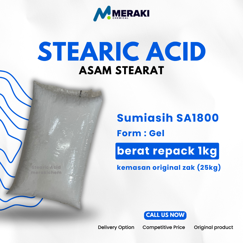 Jual Stearic Acid Asam Stearat Lilin 1Kg | Shopee Indonesia