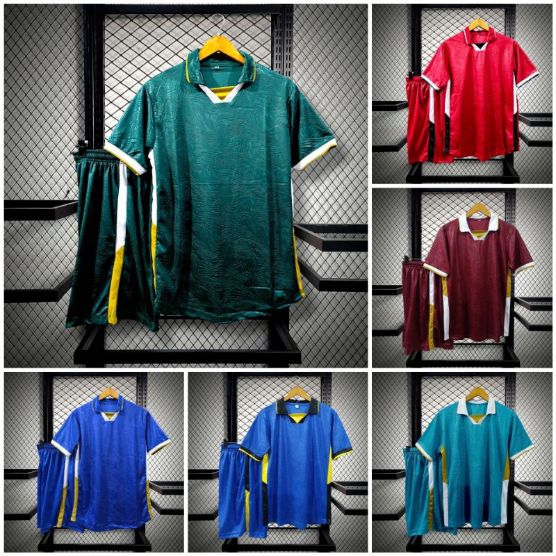 Jual STELAN JERSEY FUTSAL JERSEY BOLA BASIC SERIES VINTAGE JERSEY MOTIF ...