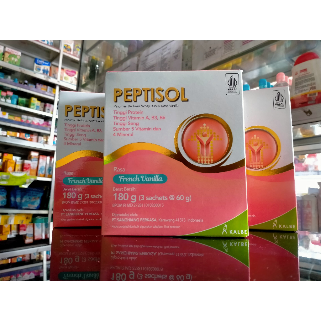 Jual PEPTISOL 180 GRAM @3 SACHET susu peptisol susu nutrisi tinggi ...