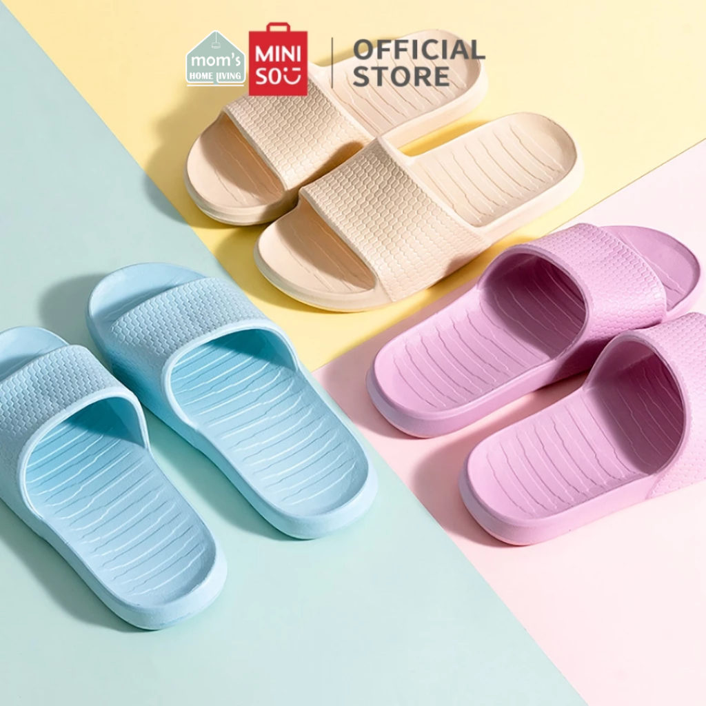 Jual MINISO Sandal Sendal Bathroom HONEYCOMB Wanita Terbaru Sandal ...