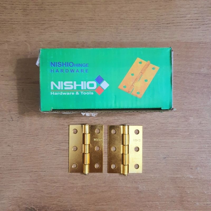 Jual Engsel TIPIS GP Kuning Emas NISHIO VICO 2" 2 inch 1 Pack / 24 Pcs ...