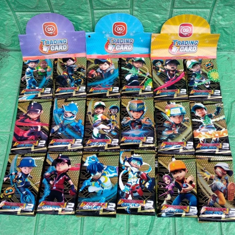 Jual 12 Sachet Mainan Kartu MOTIF FF BOBOIBOY2 BOBOI New Version2 ...