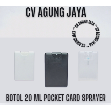 Jual Botol 20 ml Pocket Card Sprayer / Botol Pllastik / Botol ...