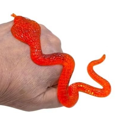Jual Sticky toys ular jeli empuk Warna dan Hitam - squish - snake toy ...