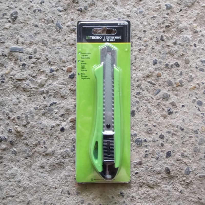 Jual Pisau Cutter Tekiro / Cutter Knife 18-1 mm | Shopee Indonesia