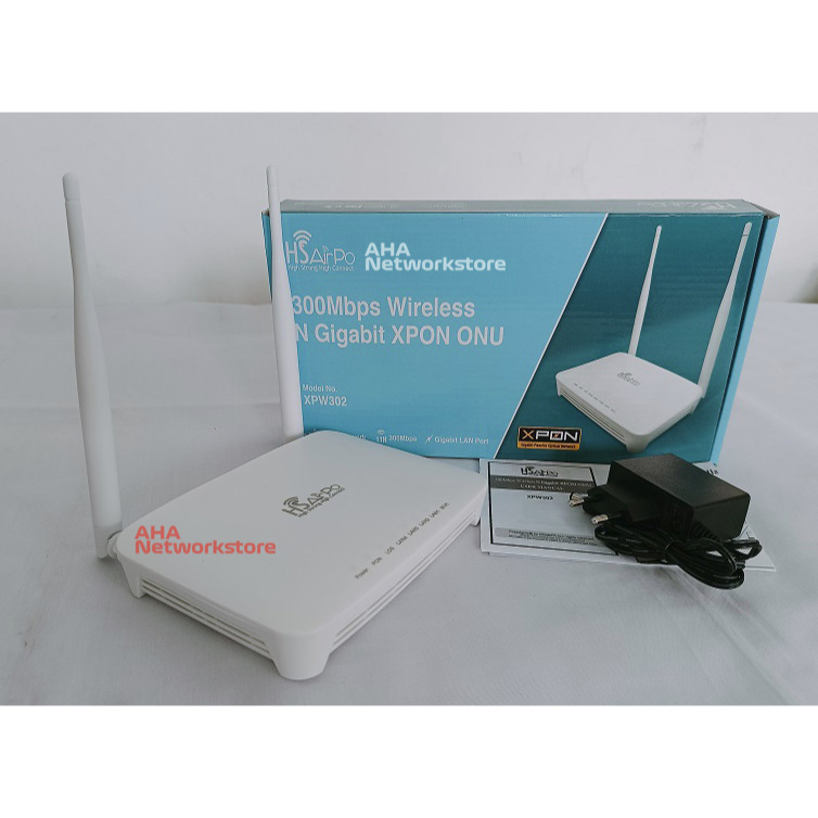 Jual XPON ONU XPW302 V2 Wireless 300Mbps 1GE 3FE XPON HSairPo XPW302 V2 ...
