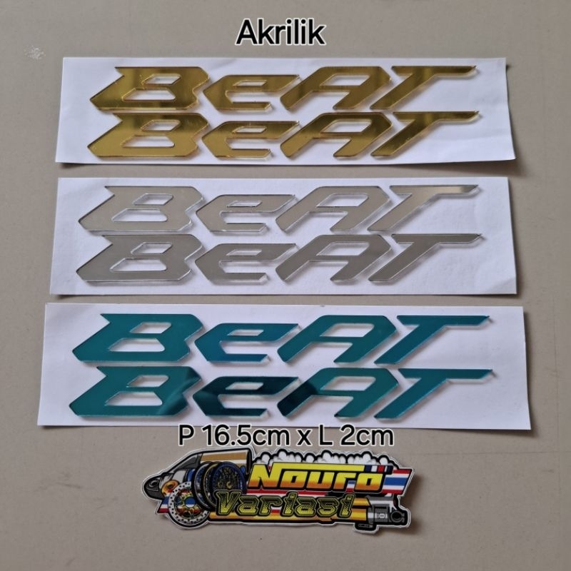 Jual Emblem Beat honda akrilik timbul logo | Shopee Indonesia