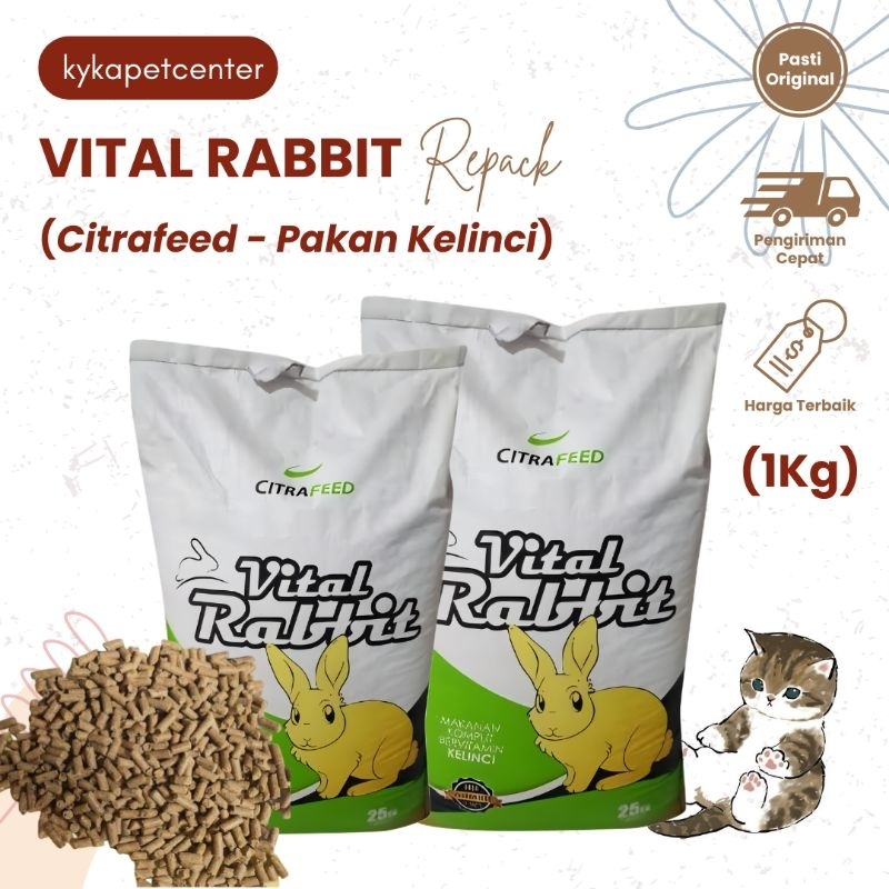 Jual VITAL RABBIT Pakan Kelinci Repack | Shopee Indonesia