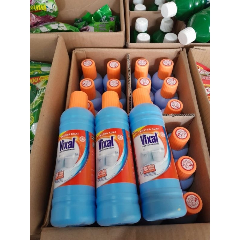 Jual Vixal pembersih lantai 160ml kemasan botol | Shopee Indonesia