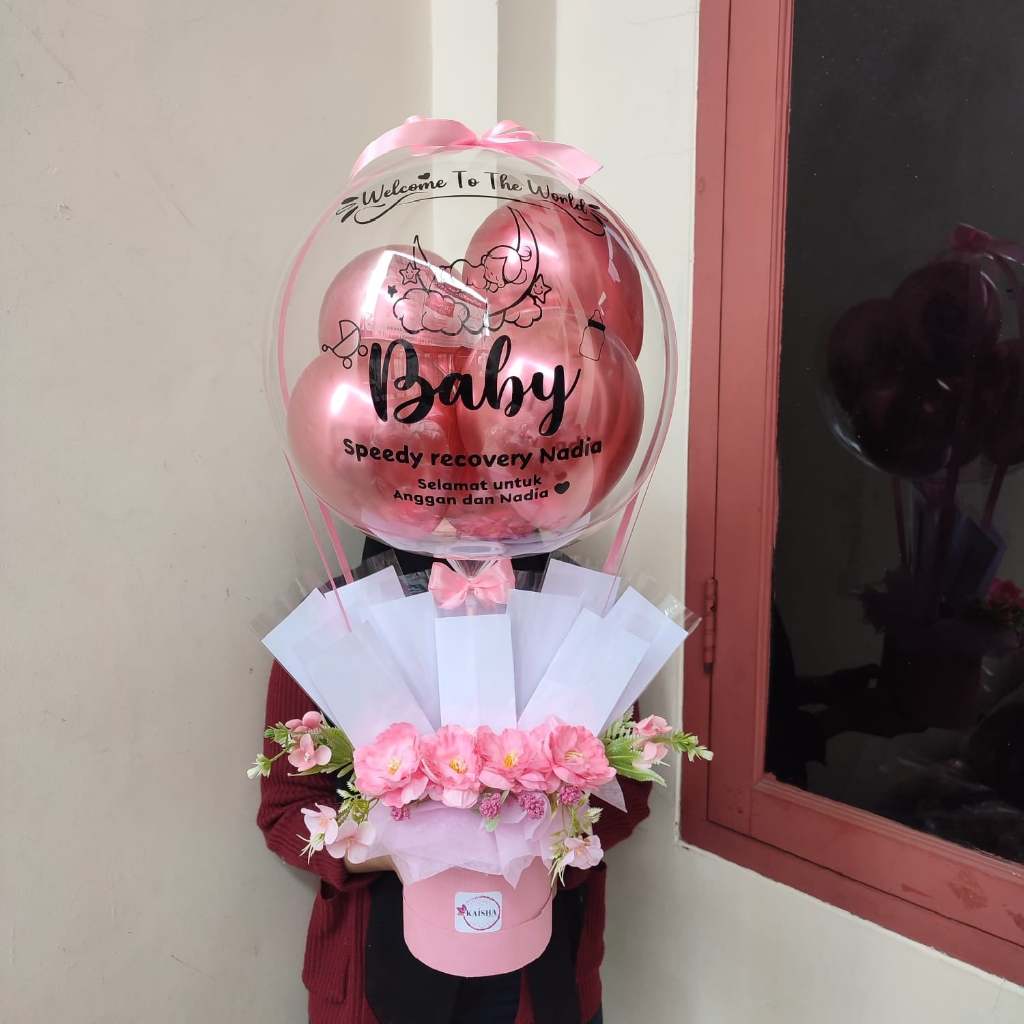 Jual Buket Uang Buket Balon Uang Bouquet Kosongan ISI SENDIRI | Shopee ...