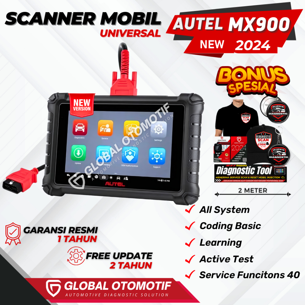 Jual Scanner Mobil Autel MaxiCheck MX900 Diagnostik Tool Scan Dan Reset ...