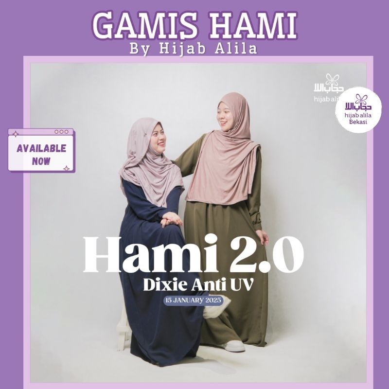 Jual GAMIS HAMI 2.0 HIJAB ALILA NEW COLOURS | BEST PRODUCT | Shopee ...