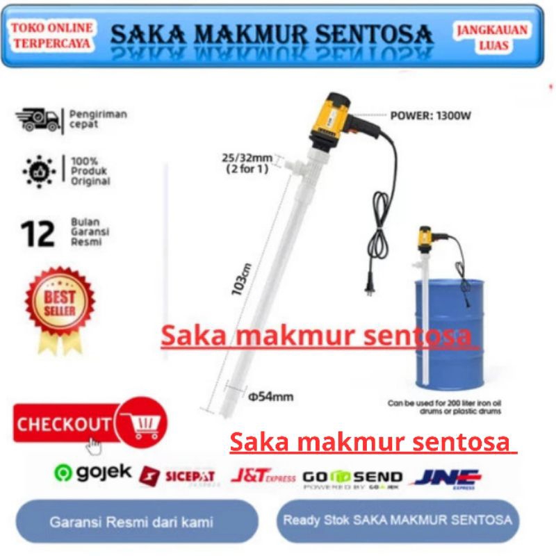 Jual Drum Pump Polypropylene DDP 1300 PP Pompa Drum 120 Cm -32 mm ...