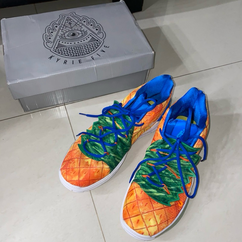 Jual Nike SpongeBob Squarepants x Kyrie 5 Pineapple House | Shopee Indonesia