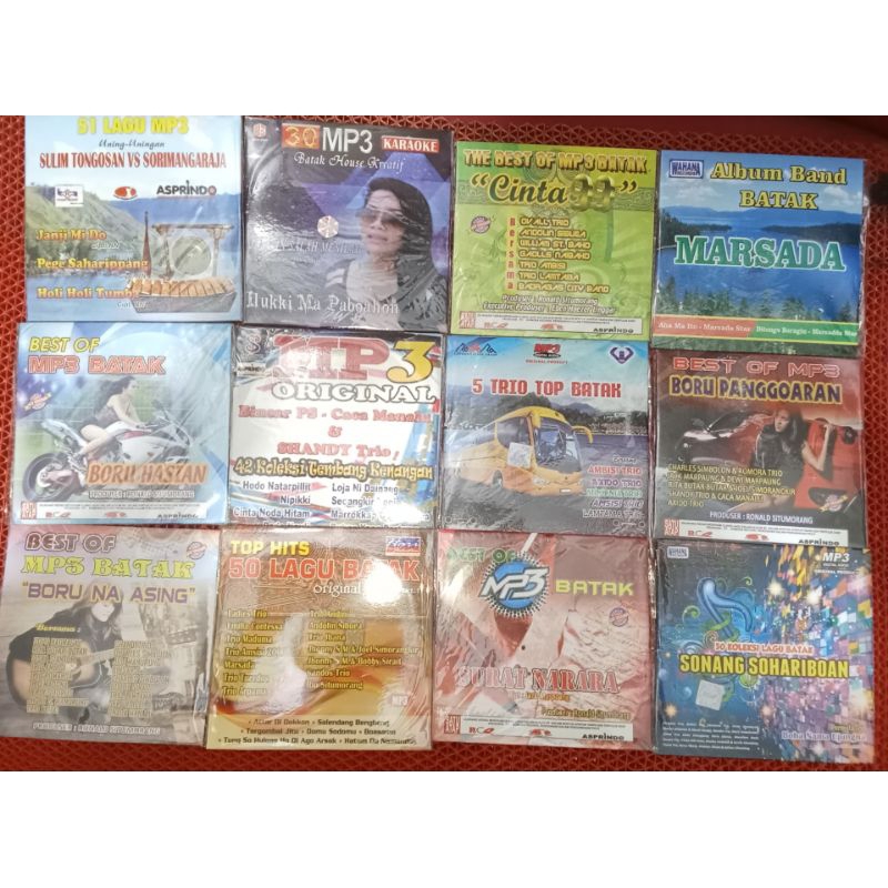Jual MP3 Lagu Batak 100% ORIGINAL BARU DAN MASIH SEGEL. Bebas pilih judul. beli 4 bonus 1 VCD ...