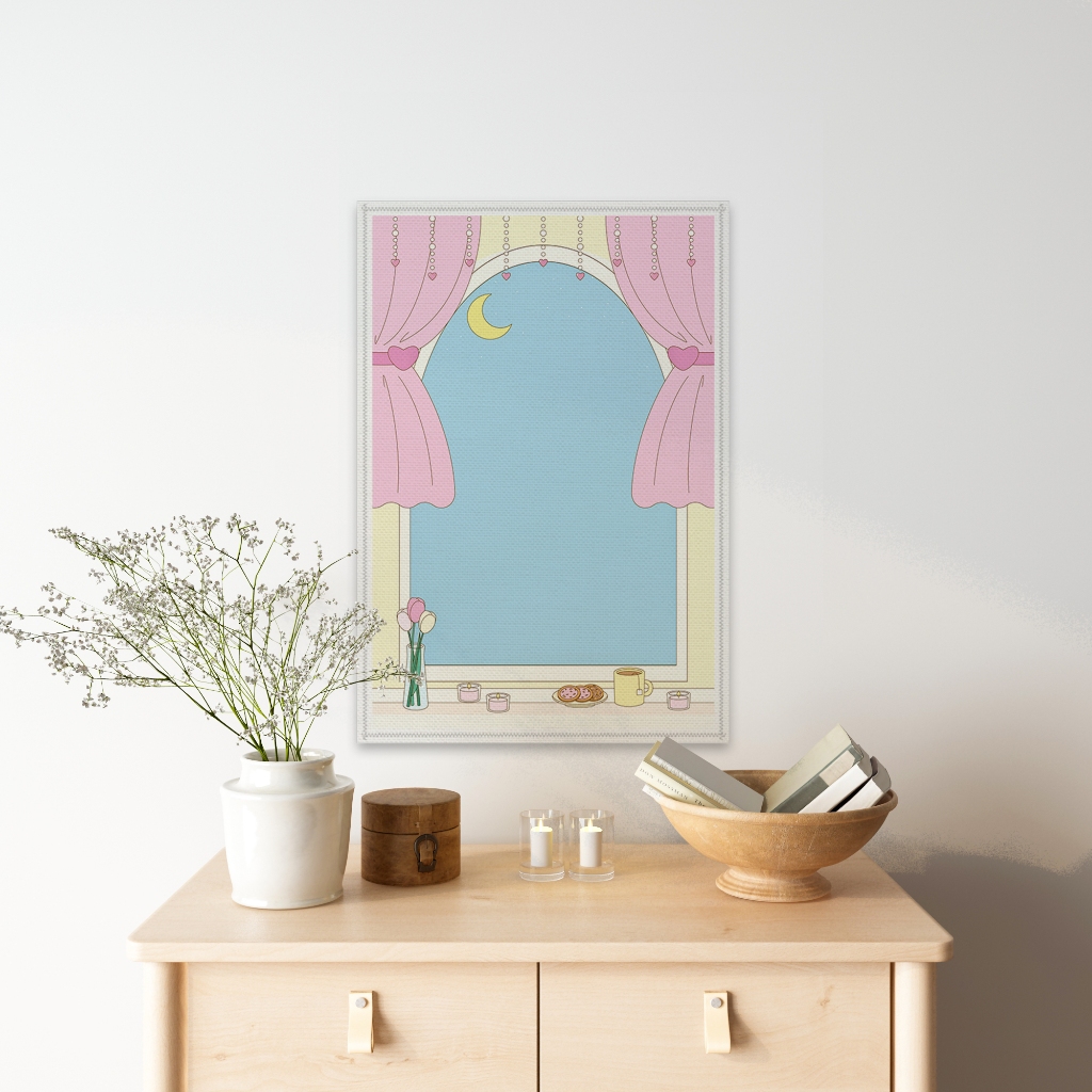 Jual Kain Gantung Aesthetic | Poster Kain Aesthetic | Scenery Tappestry | Fabric Korean Style ...