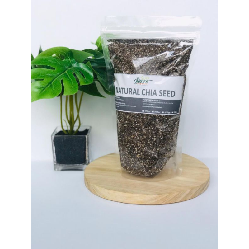 Jual Chia seed Original Black Chiaseed Mexico Natural 500gr | Shopee ...
