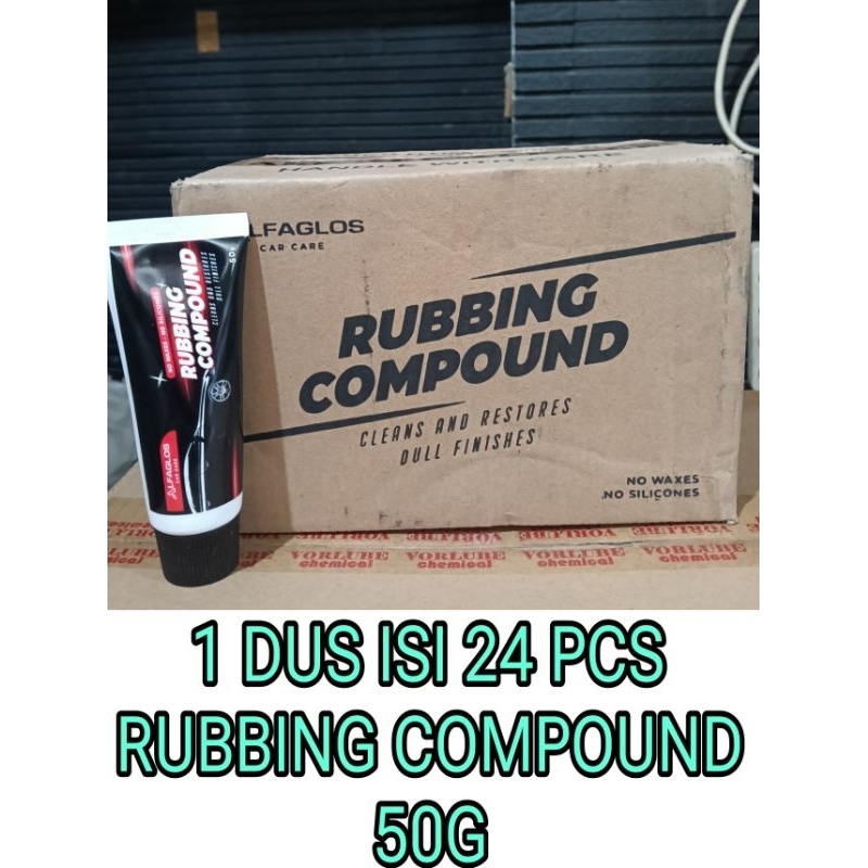 Jual PAKET USAHA1 DUS ISI 24 PCS rubing compound alfaglos 50gr COMPON alfa gloss 50gram RUBING ...