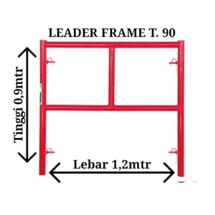 Jual SEWA LEDDER FRAME T 90CM - SCAFOLDING LEDDER FRAME TINGGI 90 CM 1 ...