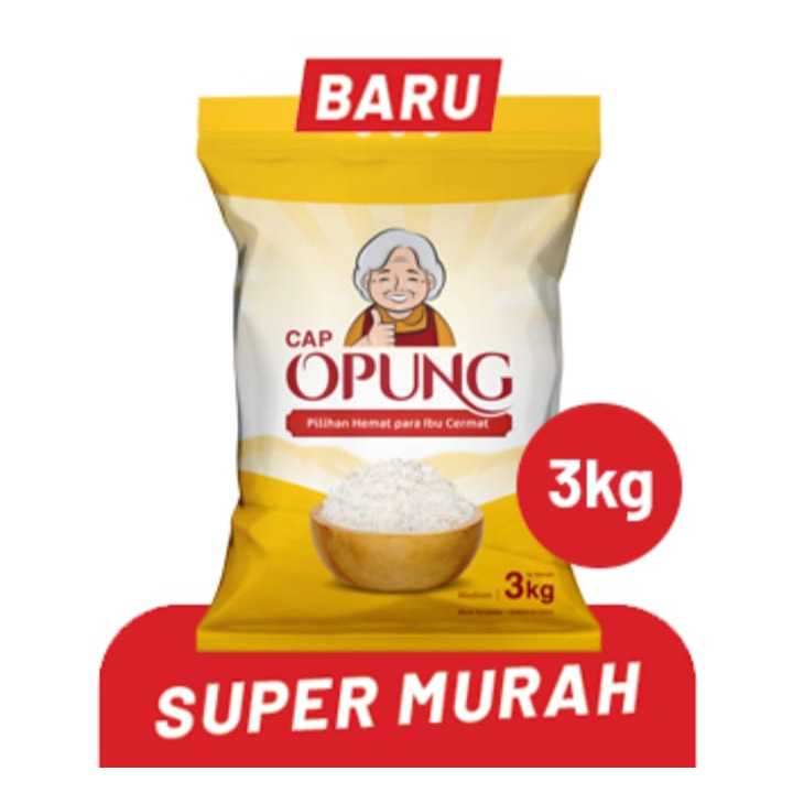 Jual Beras Cap Opung 3kg | Shopee Indonesia