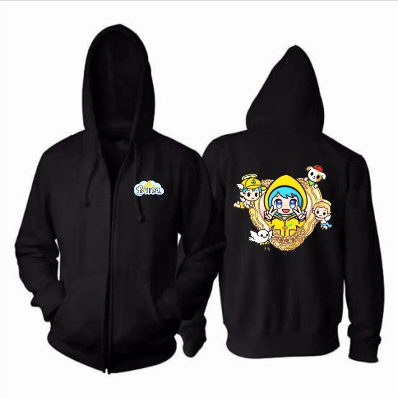Jual JAKET ZIPPER RESLETING MASKOT TAHUN YUBELIUM 2025 LUCE AND FRIENDS ...