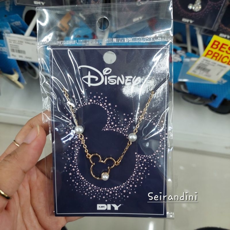 Jual PROMO SALE!! Kalung Disney Mickey Minnie Mouse Putih Gold Necklace ...